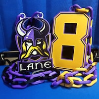BIG CHAIN Sports Logo Necklace, Turn Over Chain, Player of the Game ...