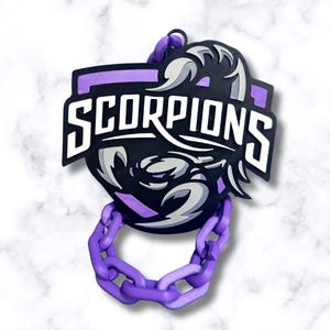 Custom Sports Spirit Chain Necklace: Personalized Team Hype Accessory ...