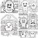 Massive 350 Cute Monsters Digital Coloring Pages Collection Fun for All ...