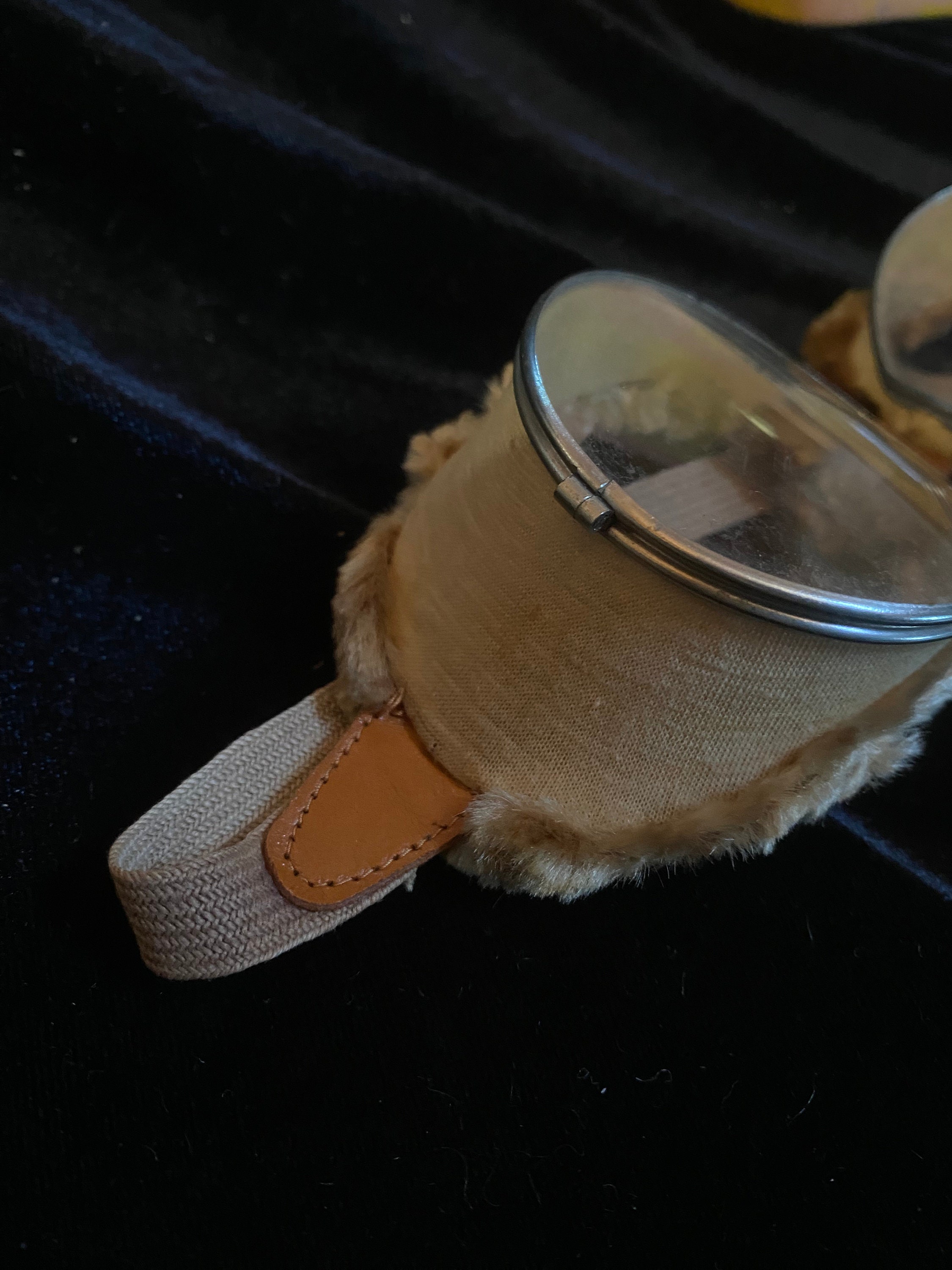 Antique 1920s Fur-lined Driving Goggles - Etsy