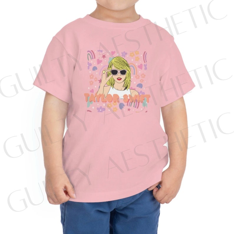 Taylor Swift Toddler T-shirt Taylor Swift Kids Shirt Rainbow - Etsy
