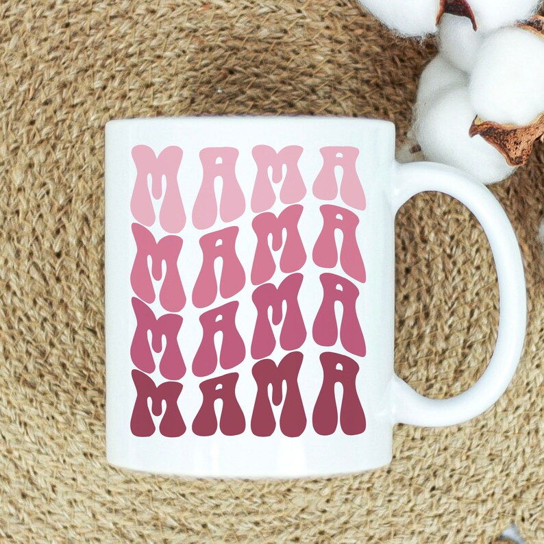 Retro Wavy Text PNG, SVG, Mama PNG, Svg, Mama, Valentines Gift, Digital ...