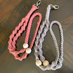 Handmade Macrame Lanyard - Etsy