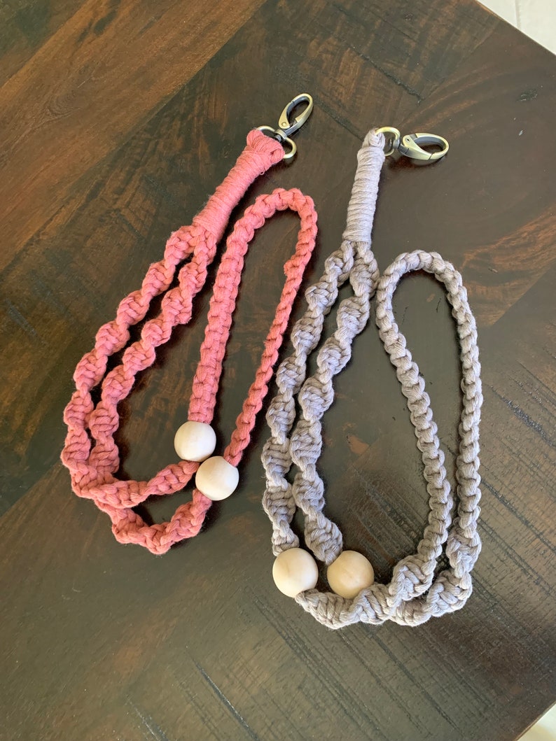 Handmade Macrame Lanyard - Etsy