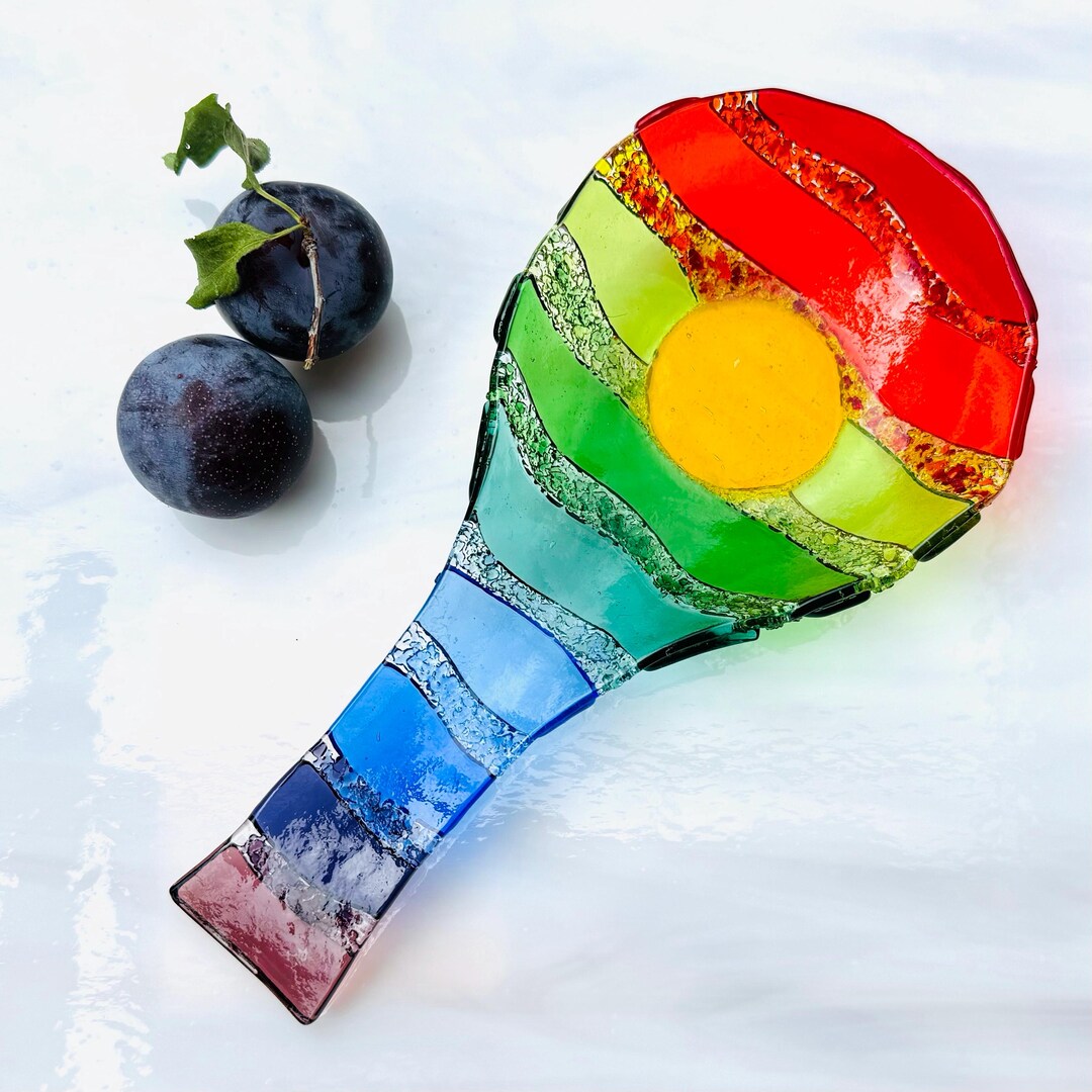 Rainbow Sun Spoon Rest - Etsy