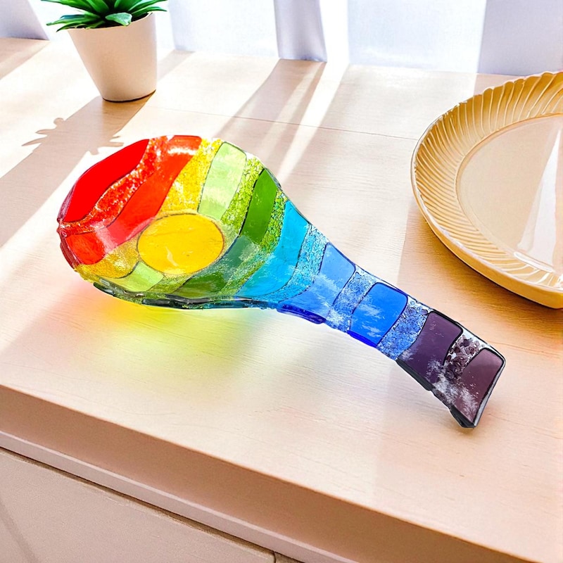 Glass Spoon Rest - Etsy