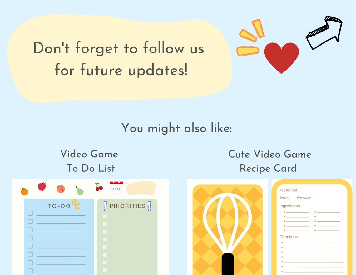 Printable Video Game Planner 2024, ACNH, Farming Game Inspired, Daily ...