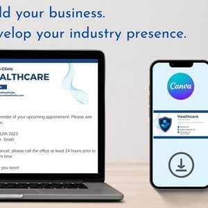 Medical Clinic Email Signature, Doctor Office Email Header, Editable ...