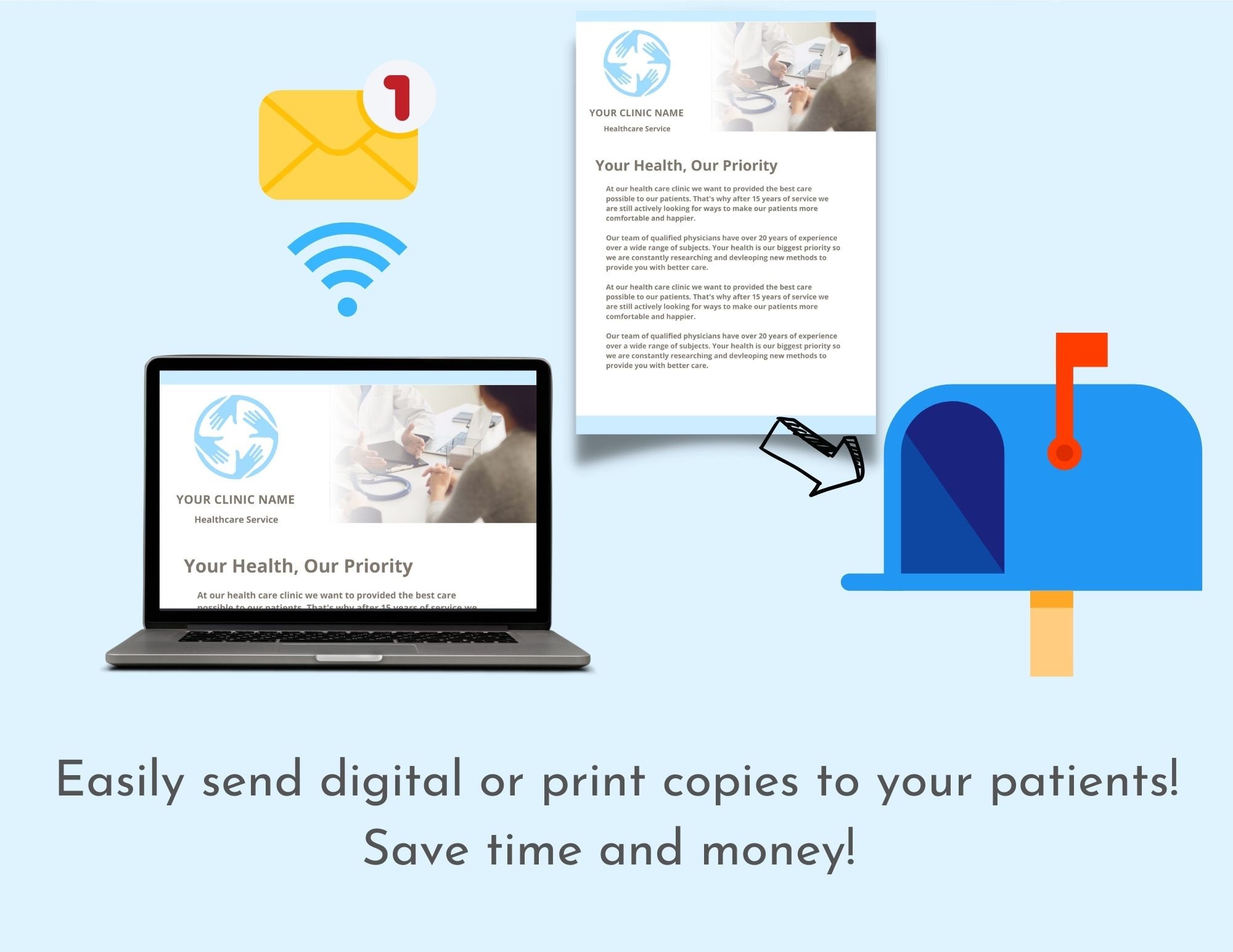 Pastel New Patient Forms, Medical Clinic Document Template, New Patient ...