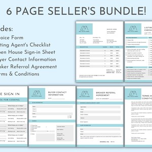 Real Estate Seller Forms, Home Sale Documents, for Agents, Small ...