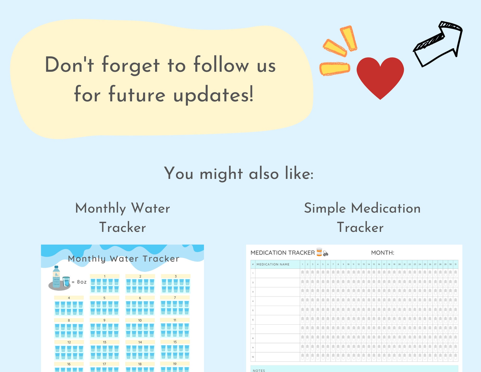 Cute Medication Tracker, Daily Pill Tracker, Vitamins, Doctor Visit ...