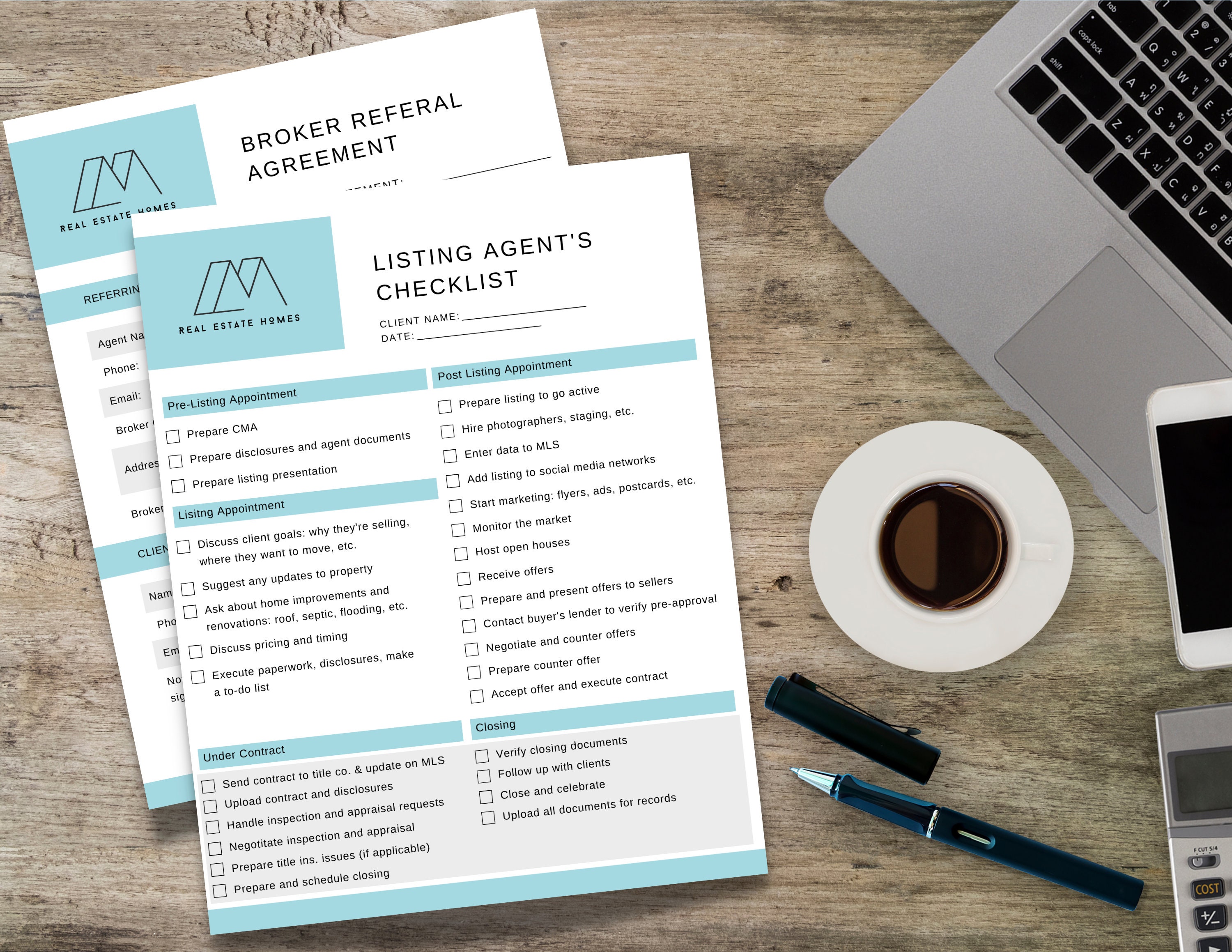 Real Estate Seller Forms, Home Sale Documents, for Agents, Small ...