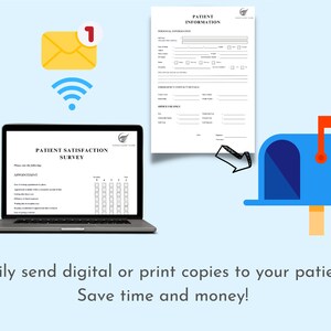 New Patient Form, Bundle, Minimalist, Medical Clinic, Dentist Office ...