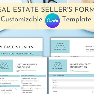 Real Estate Seller Forms, Home Sale Documents, for Agents, Small ...
