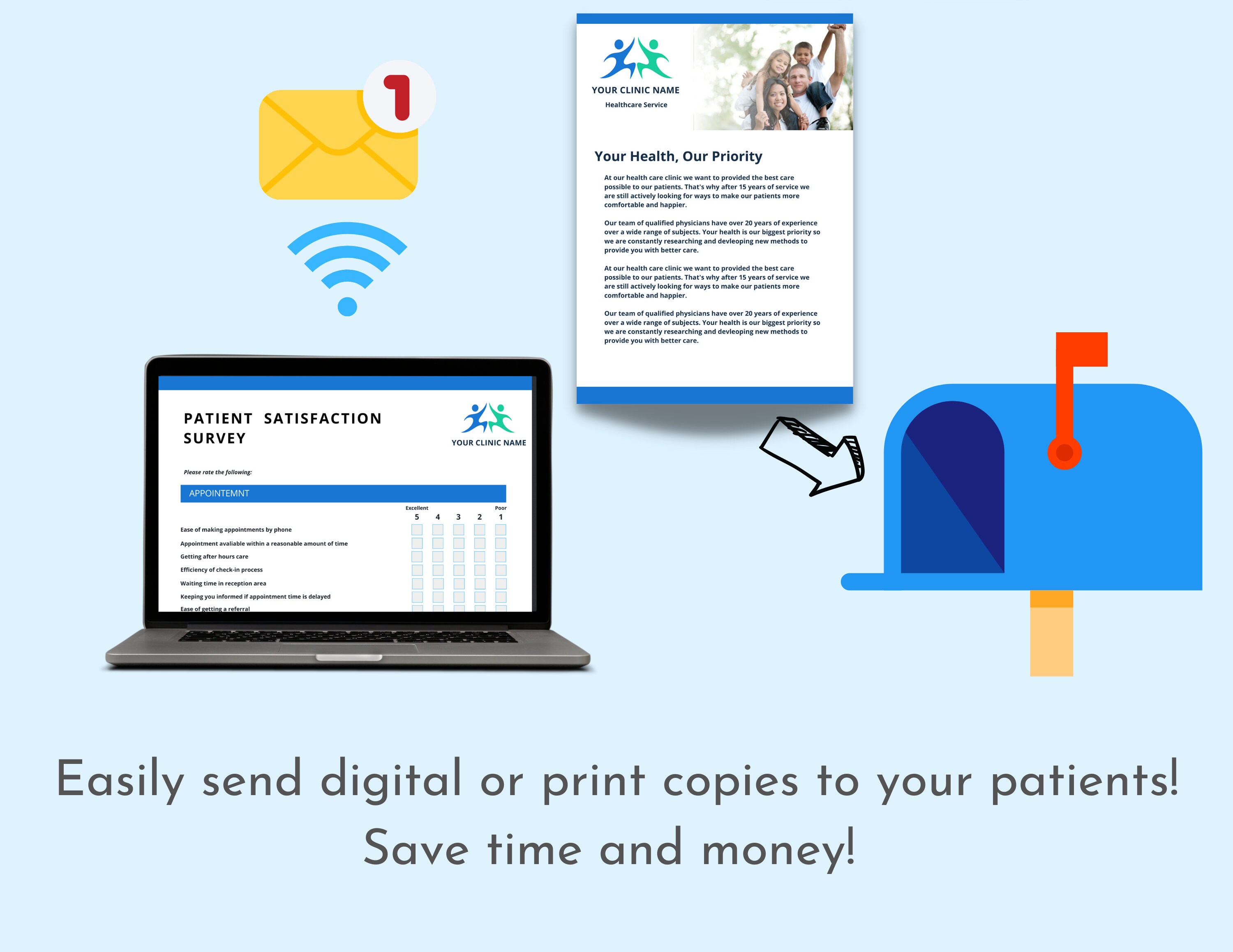 Family Clinic, Medical Forms Template, New Patient Intake, Adults and ...