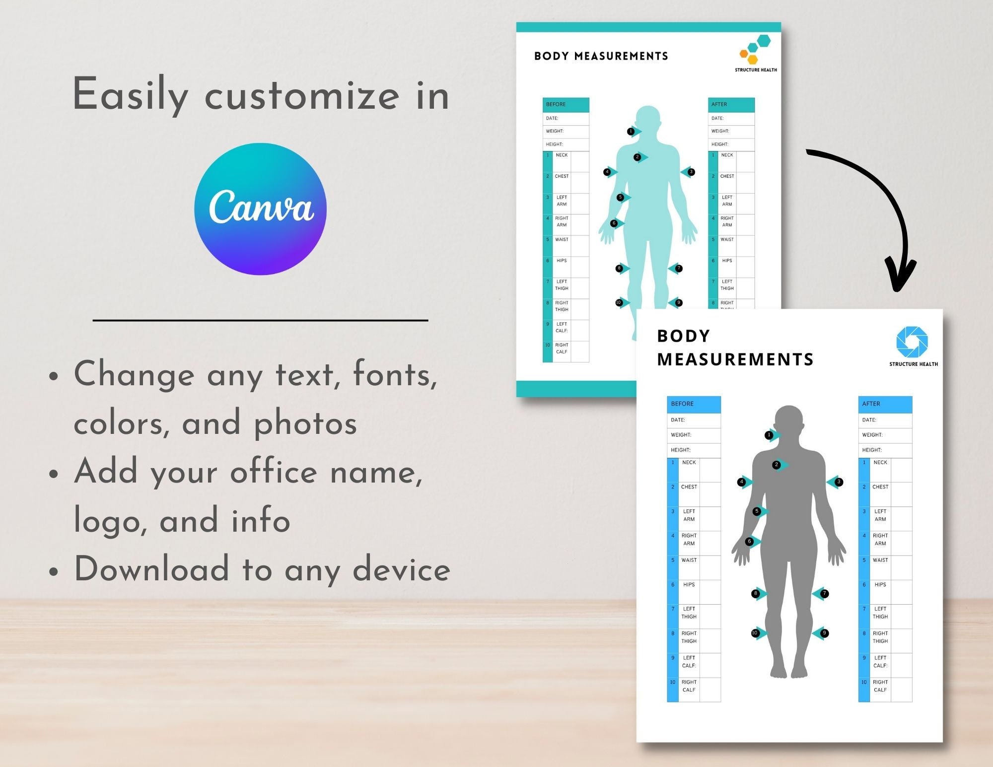 Nutritionist Health Program Forms, Dietitian Customer Document, Fitness ...