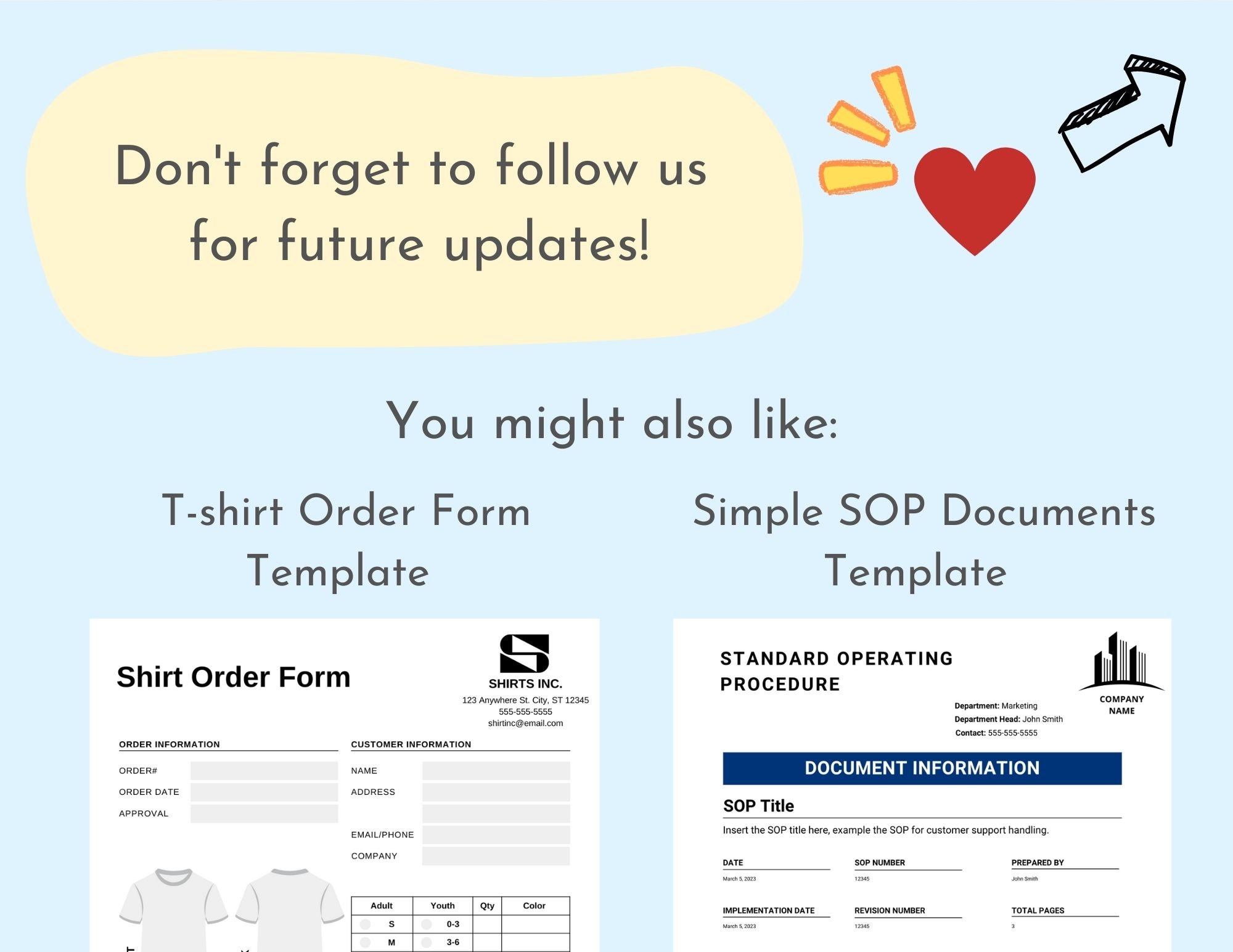 Cosmetics Order Form, Canva Template, Editable Document, Spa and Beauty ...