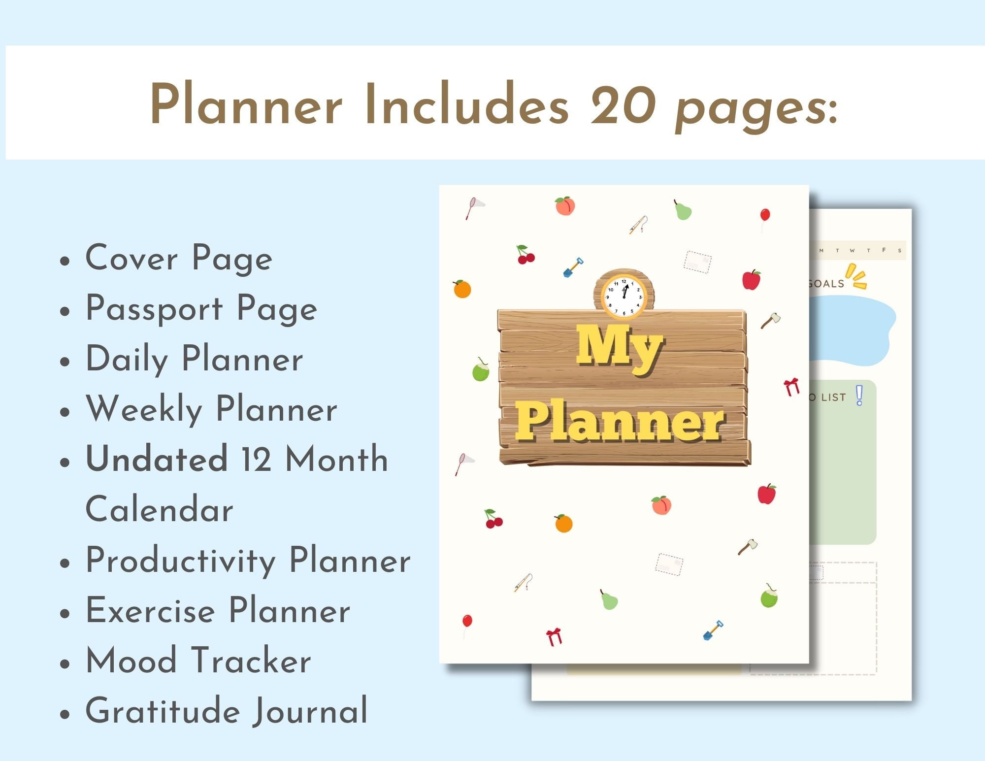 Printable Video Game Planner 2024, ACNH, Farming Game Inspired, Daily ...