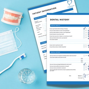 New Patient Form, Dentist Office, Dental History, New Patient ...