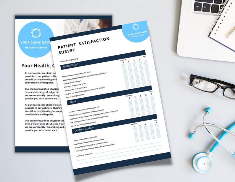 Patient Satisfaction Survey, Medical Clinic, Customer Feedback, Doctor ...