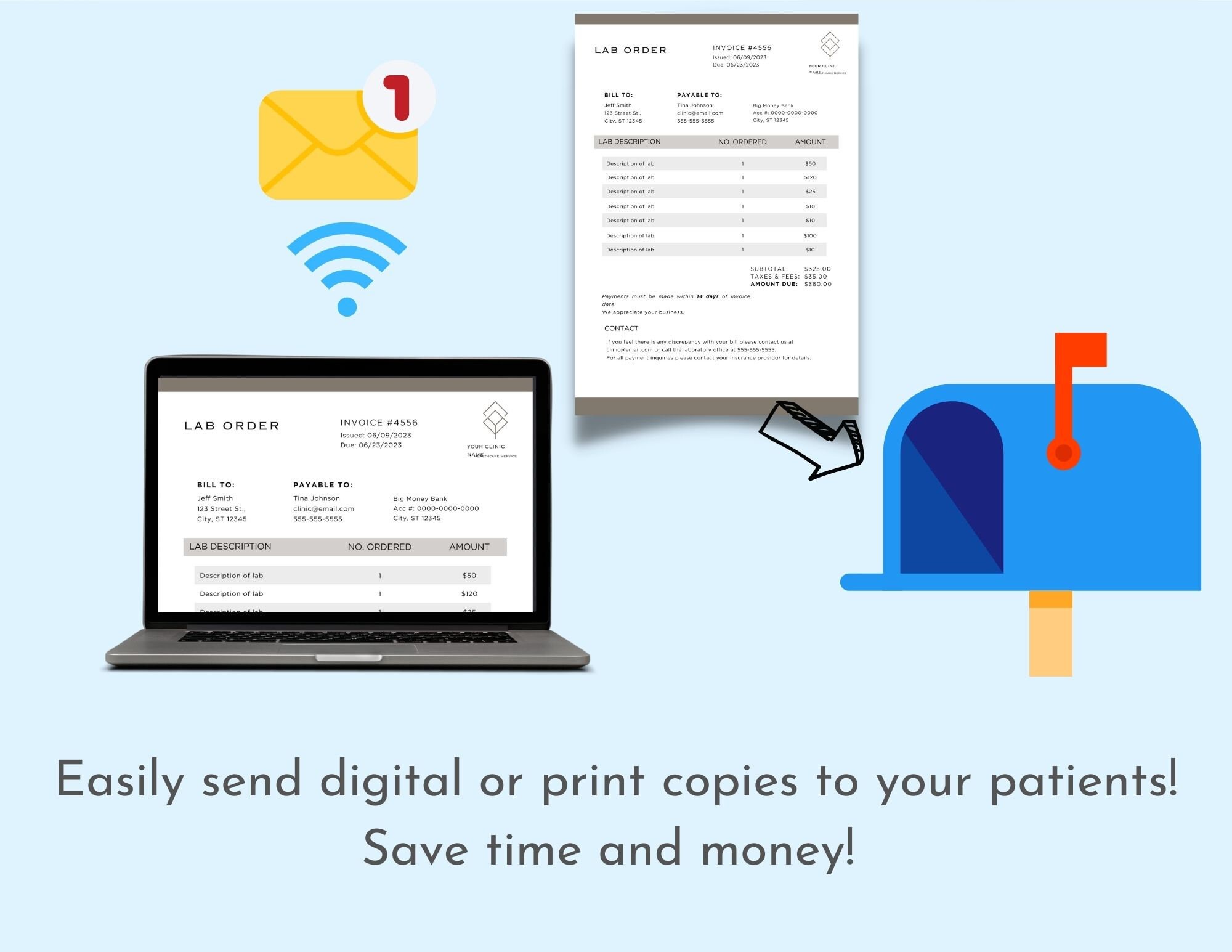 Modern Medical Forms, New Patient Info, Customizable Document Template ...