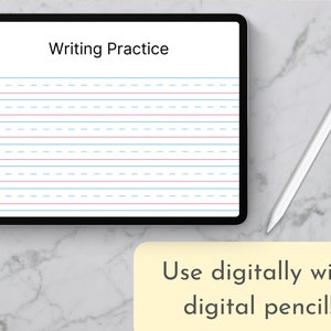 Handwriting Practice Sheet, Alphabet, Sentence, Writing Practice, for ...