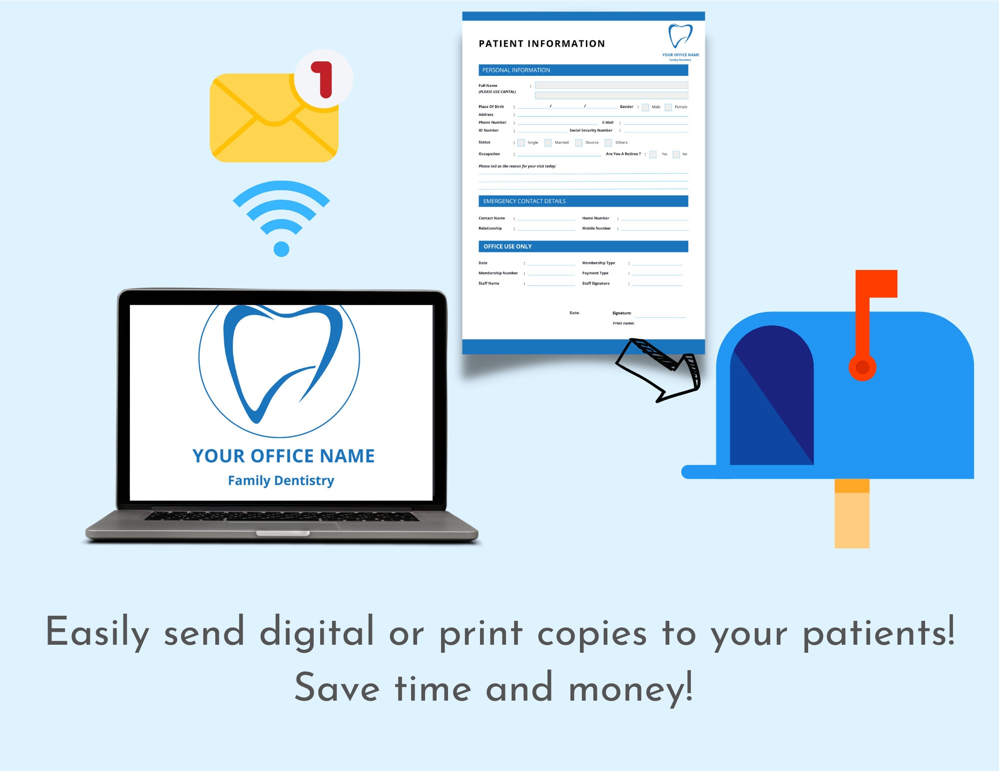 New Patient Form, Dentist Office, Dental History, New Patient ...