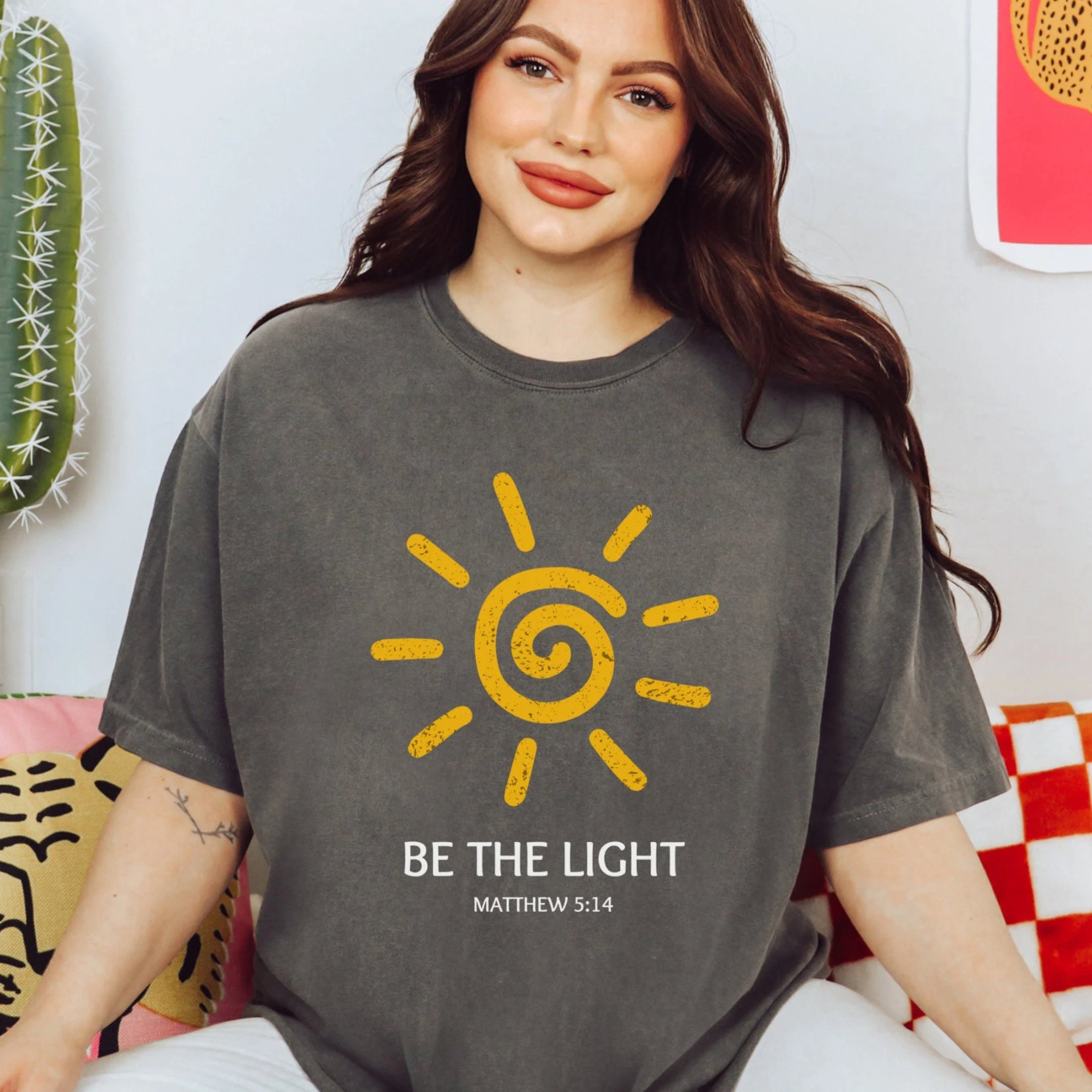 Christian Scriptures T-shirt, Vintage Sunburst Tee, Comfort Colors ...