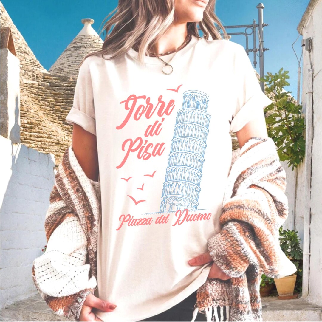 Comfort Colors, Vintage Leaning Tower of Pisa Tshirt, Tomato Girl Tee ...