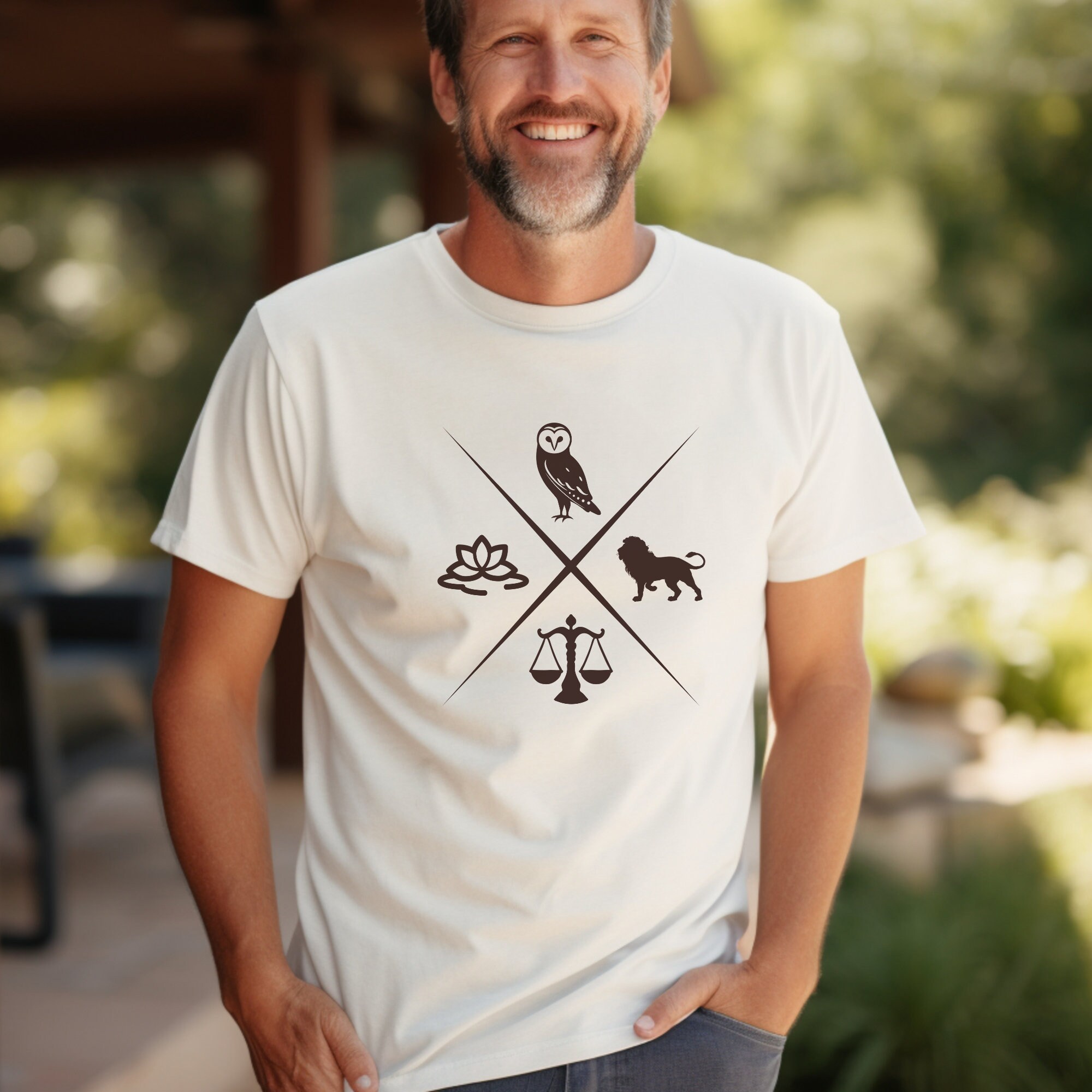 Stoic Tshirt, Four Cardinal Virtues of Stoicism T-shirt, Minimalist ...