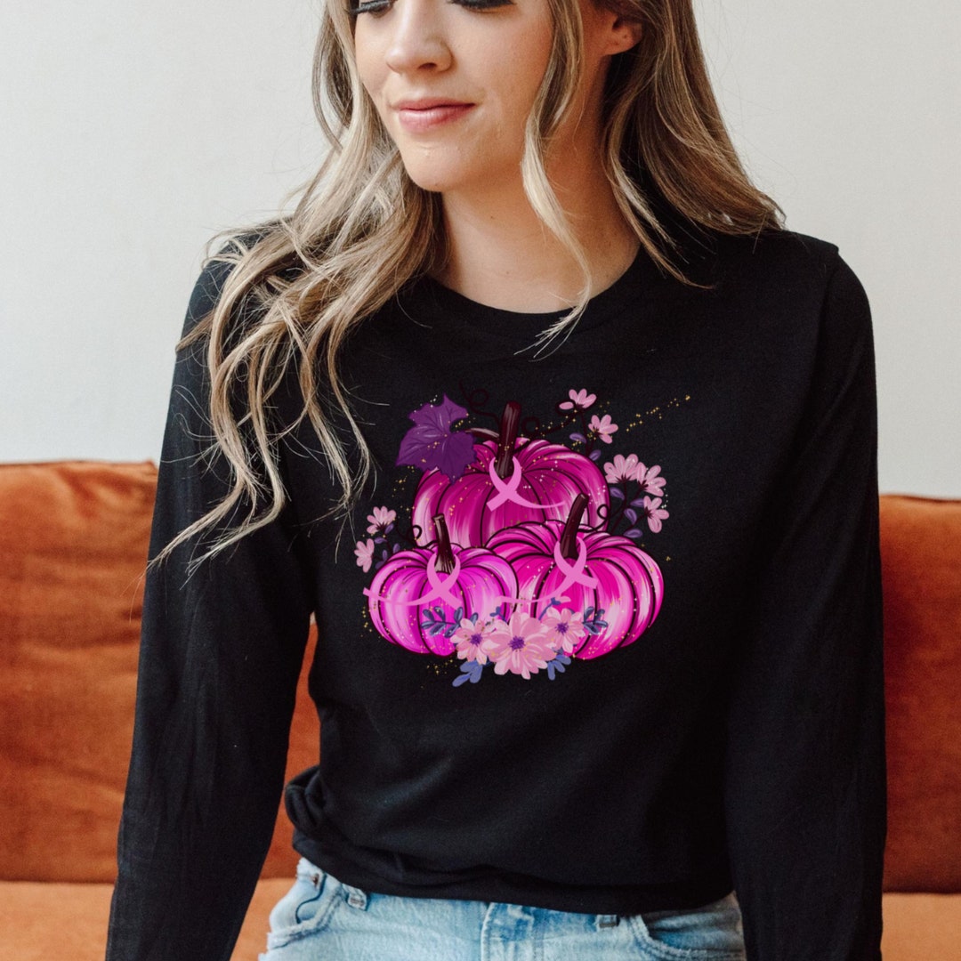 Wear Pink Pumpkins Breast Cancer Awareness Pink Ribbons - Etsy