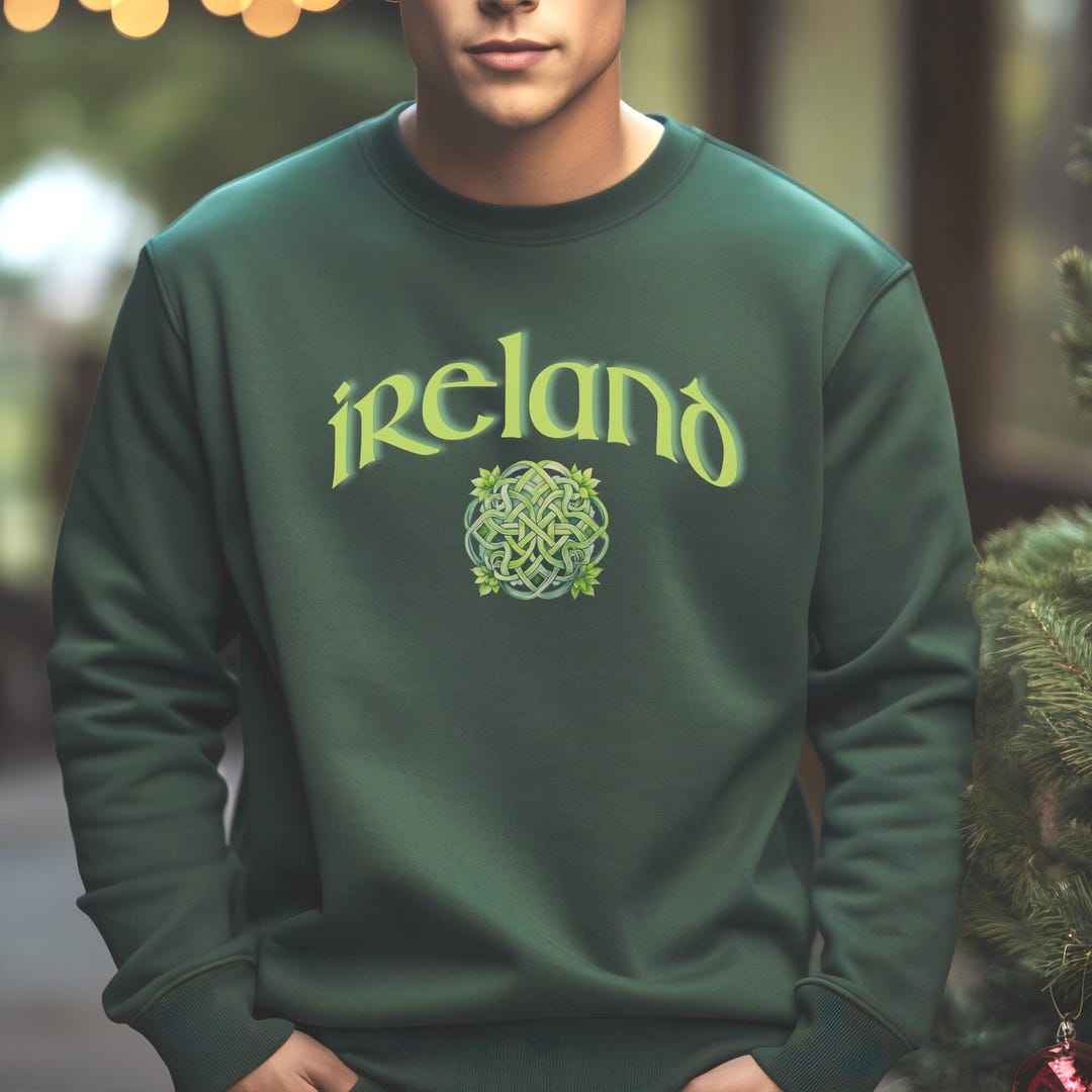 St. Patrick's Day 2026, Ireland Sweatshirt, Celtic Knot, Irish Heritage ...