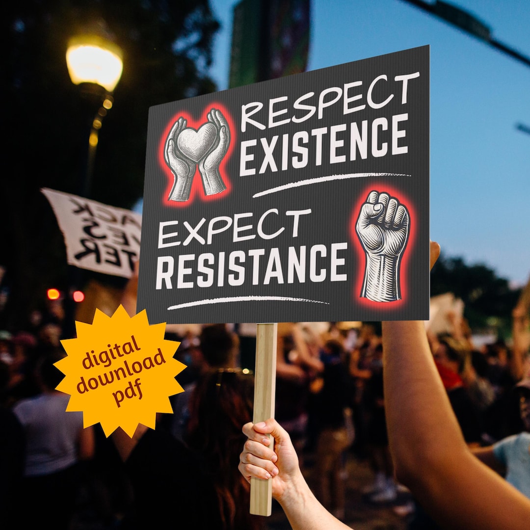 Anti-ice Political Protest Printable Instant Digital Download, Resist ...