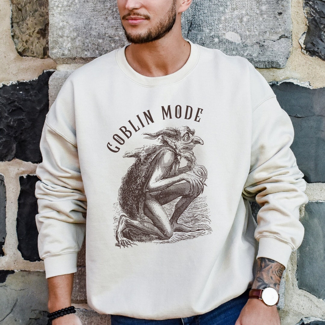 Goblin Mode Gothic Sweatshirt, Goblincore Goblin Core Oddities Shirt ...