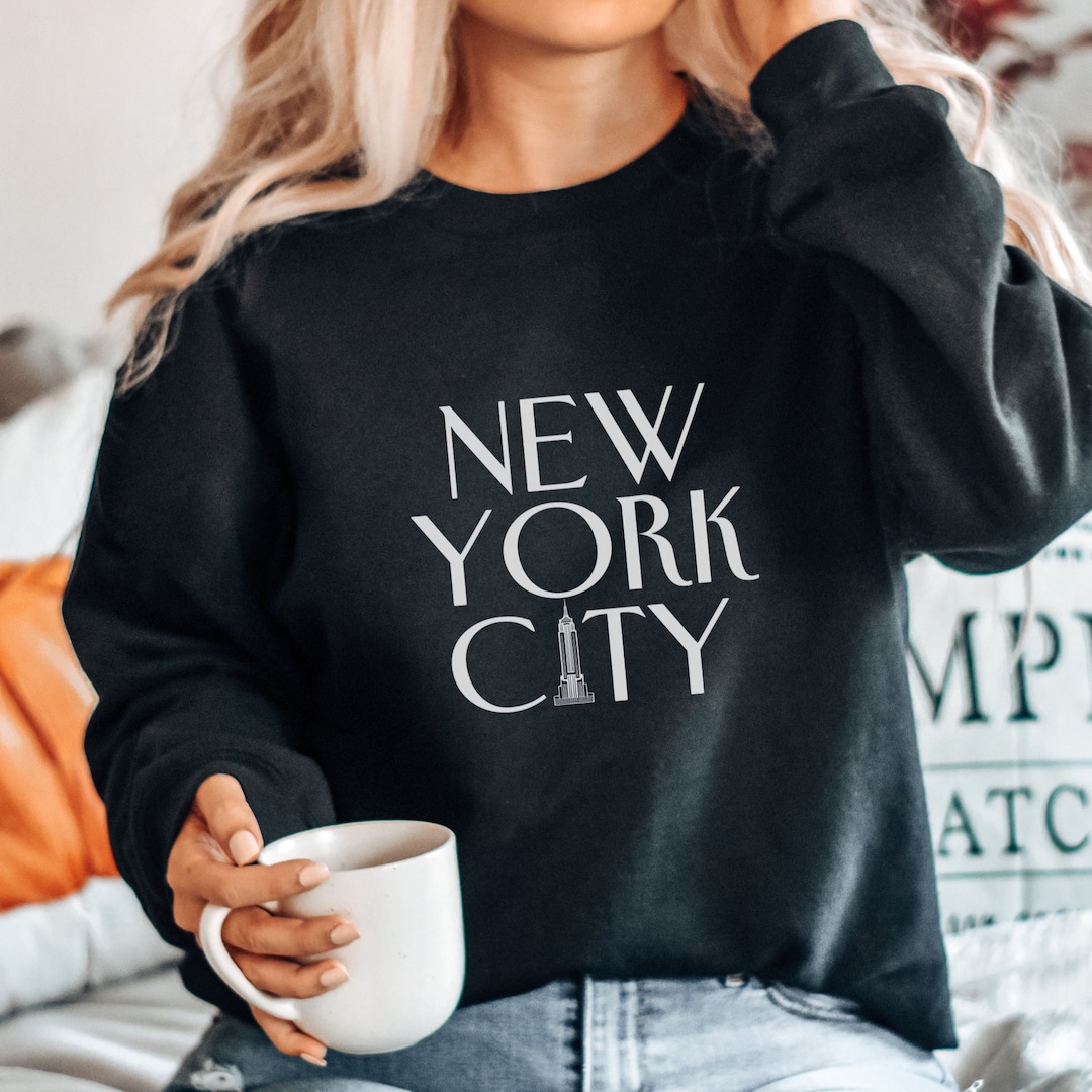 New York City Sweatshirt, Visit New York City Shirt, Empire State ...