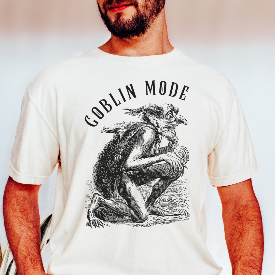 Goblin Mode 100% Cotton Tshirt, Goblincore Tee, Goblin Core Top ...