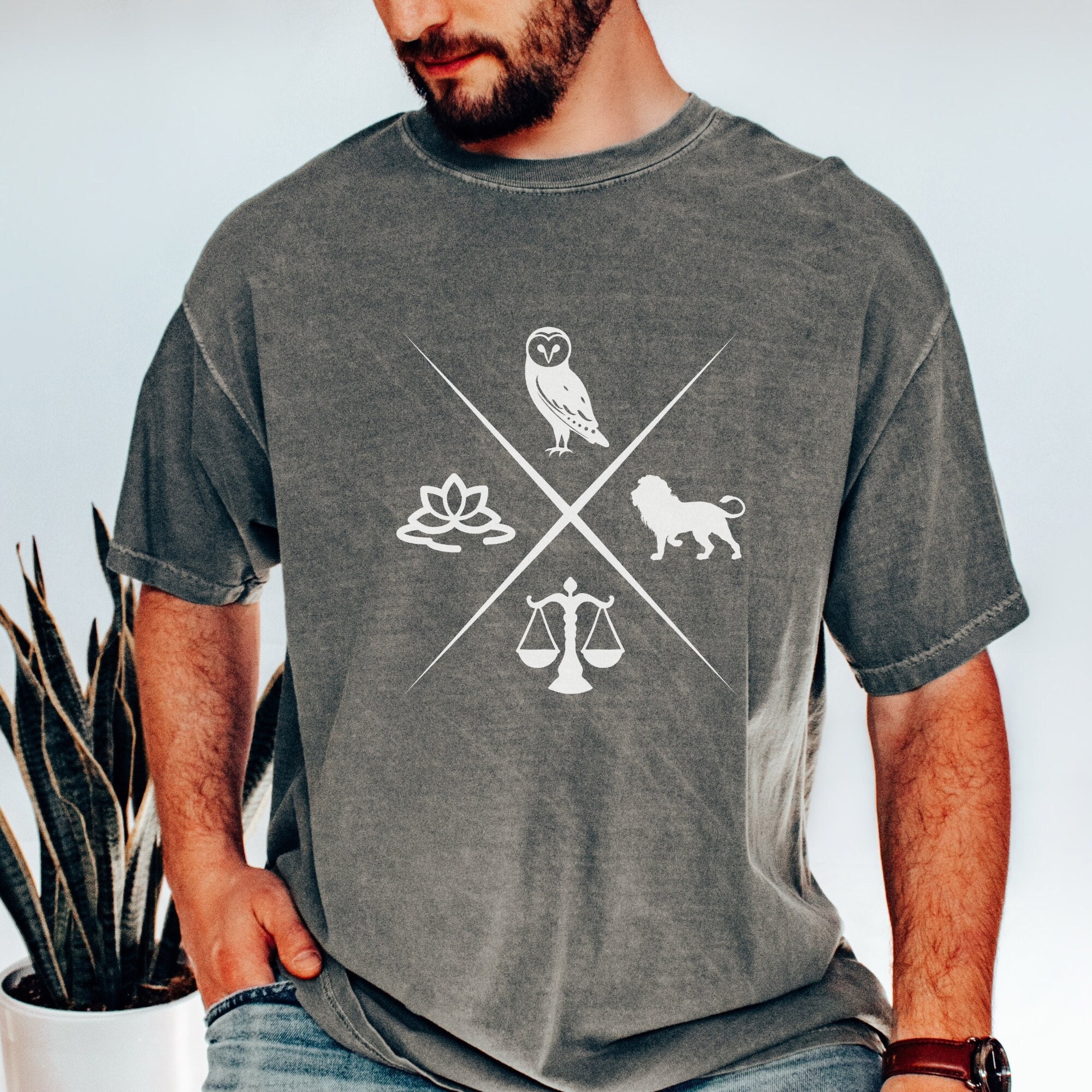 Comfort Colors Stoic Tshirt, Four Cardinal Virtues of Stoicism ...