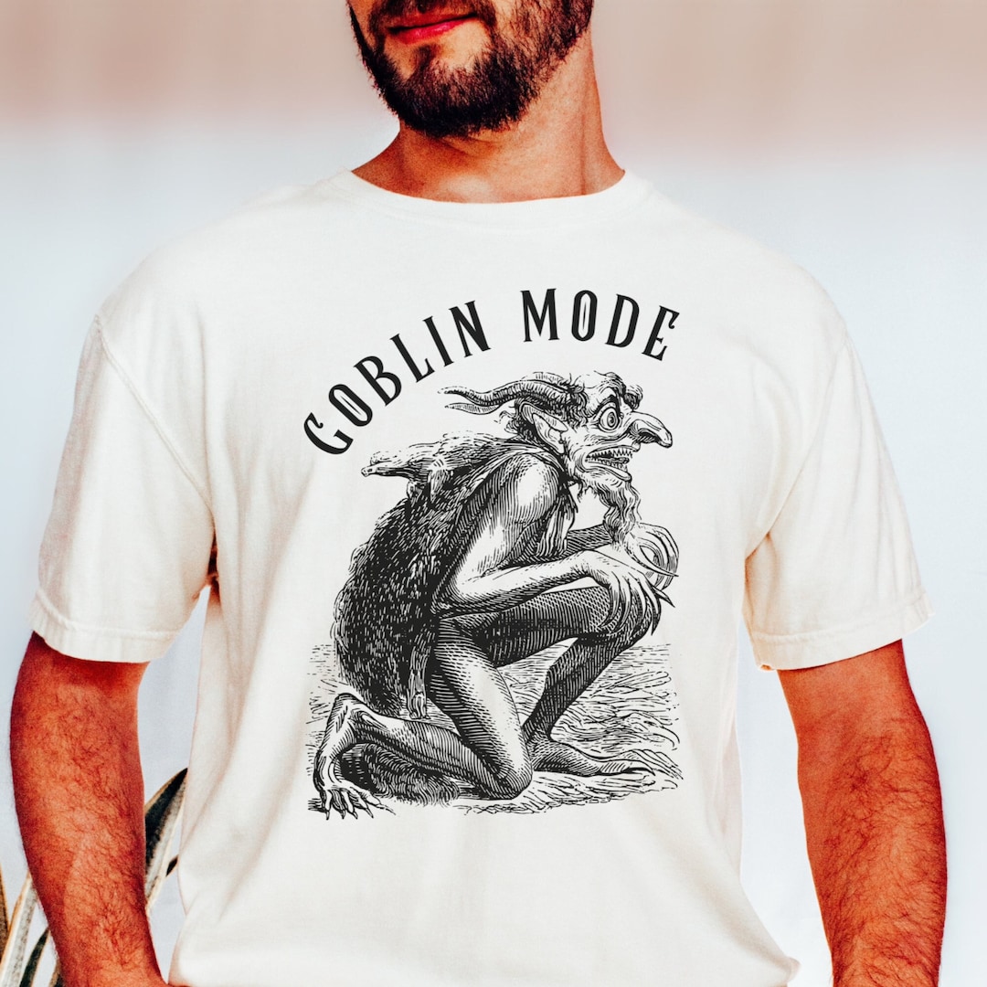 Goblin Mode 100% Cotton Tshirt, Goblincore Tee, Goblin Core Top ...