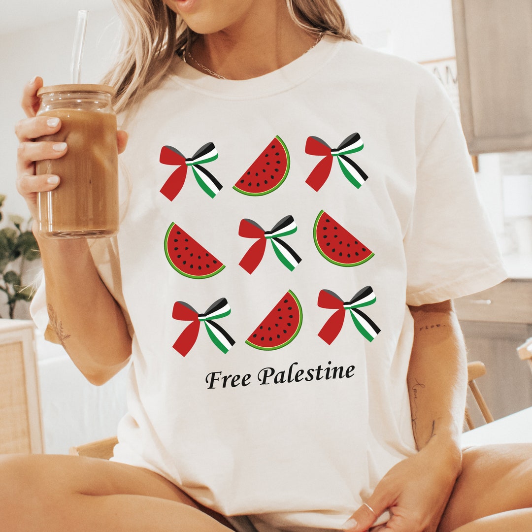 Free Palestine Shirt, Palestine Will Be Free, Free Gaza, Bows ...