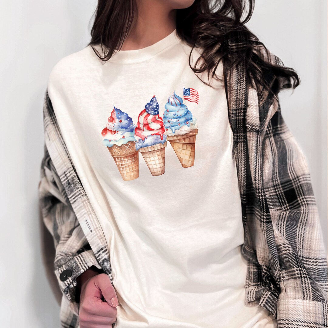 Vintage 4th of July Tshirt, Comfort Colors Patriotic Red White and Blue ...