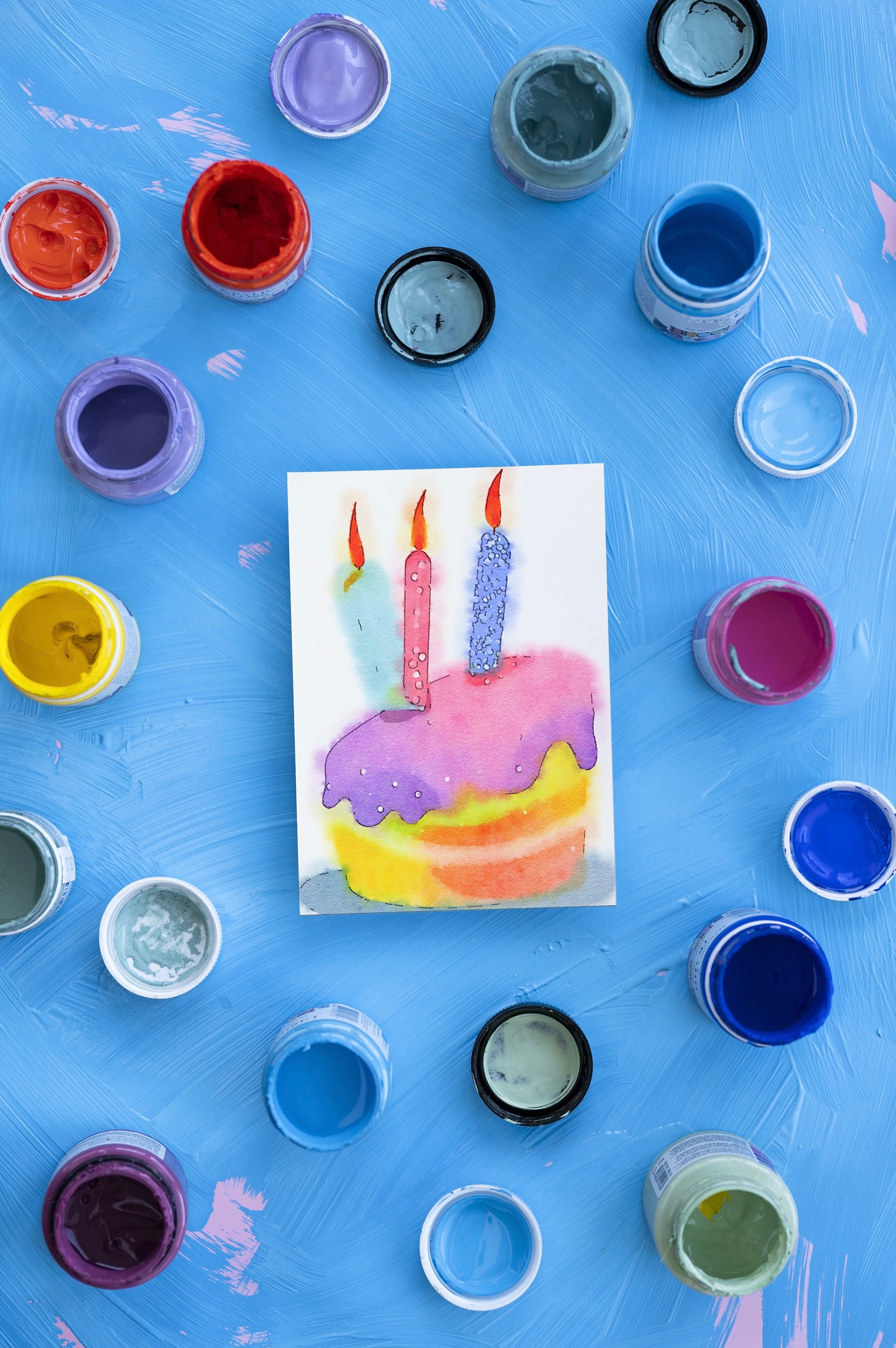 Colorful Birthday Cards - Etsy