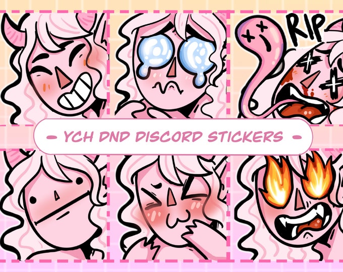Dnd | Custom YCH Discord Emote / Reaction Images | Dungeons and Dragons ...