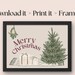 Christmas Tree Poster Wall Art - Landscape - Printable - Instant ...