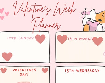 Digital Planner, Valentine's Day Planner, iPad Planner, Notability ...