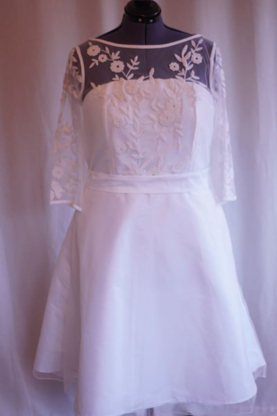 Vintage 1960s wedding white - Gem