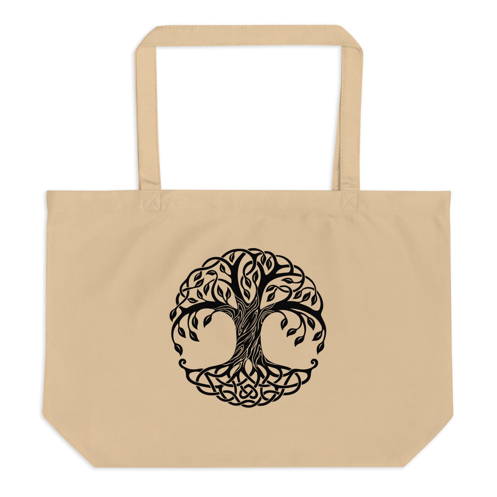 Large Organic Tote Bag - Tree Logo - Etsy