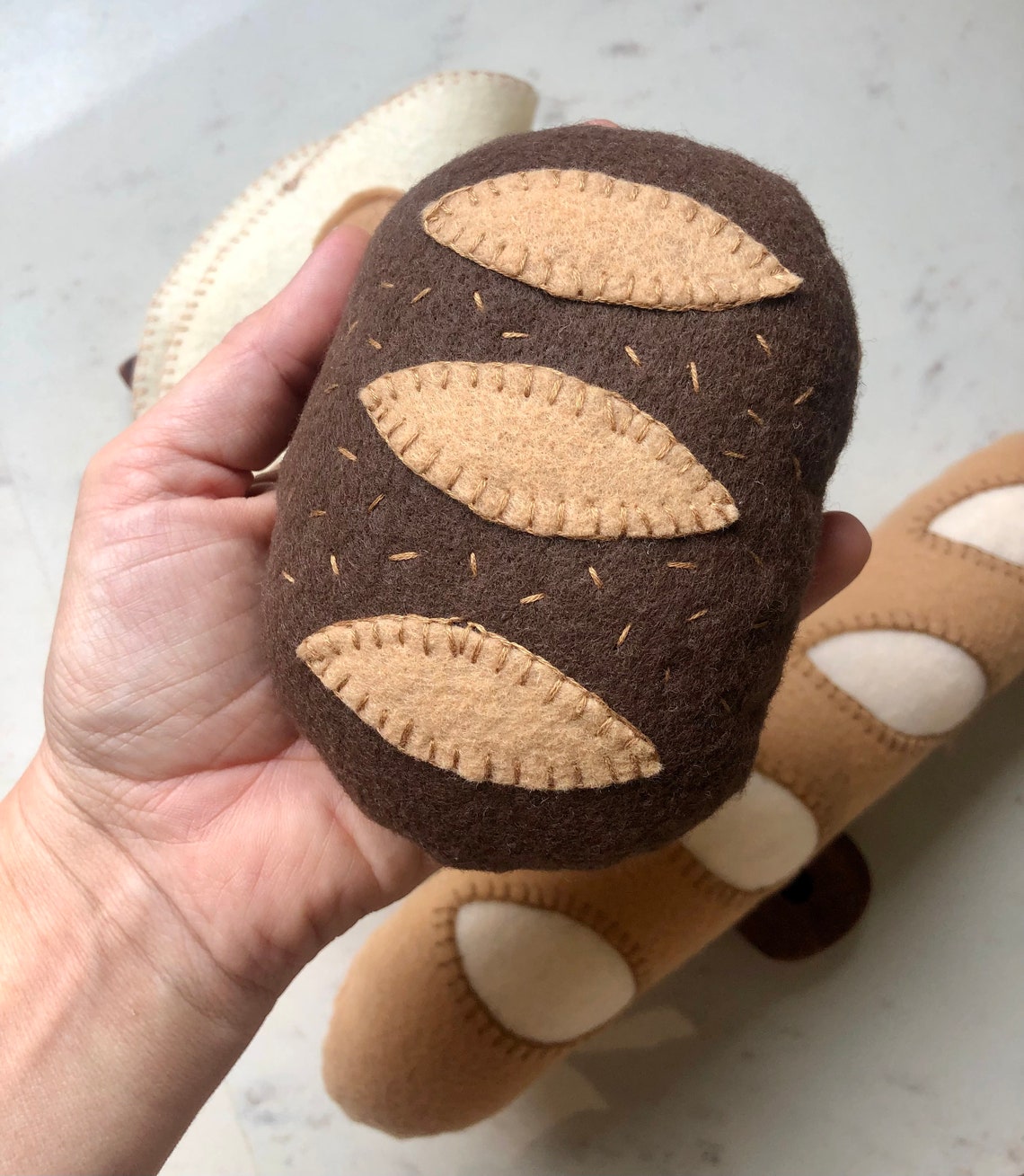 Pretend Play Felt Bread French Baguette Tortilla Bakery Toy Food Set - Etsy