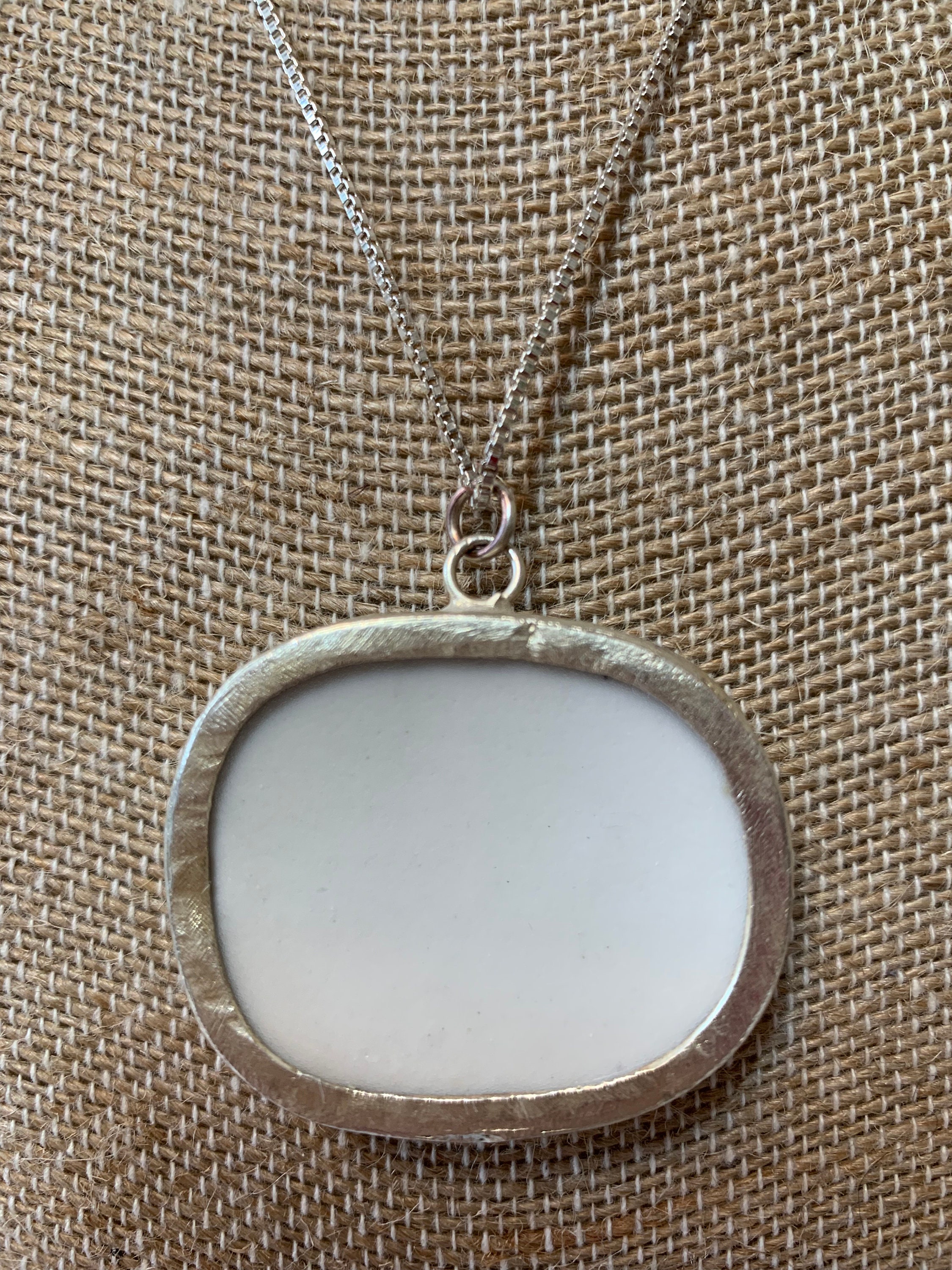 Porcelain Pendant - Etsy