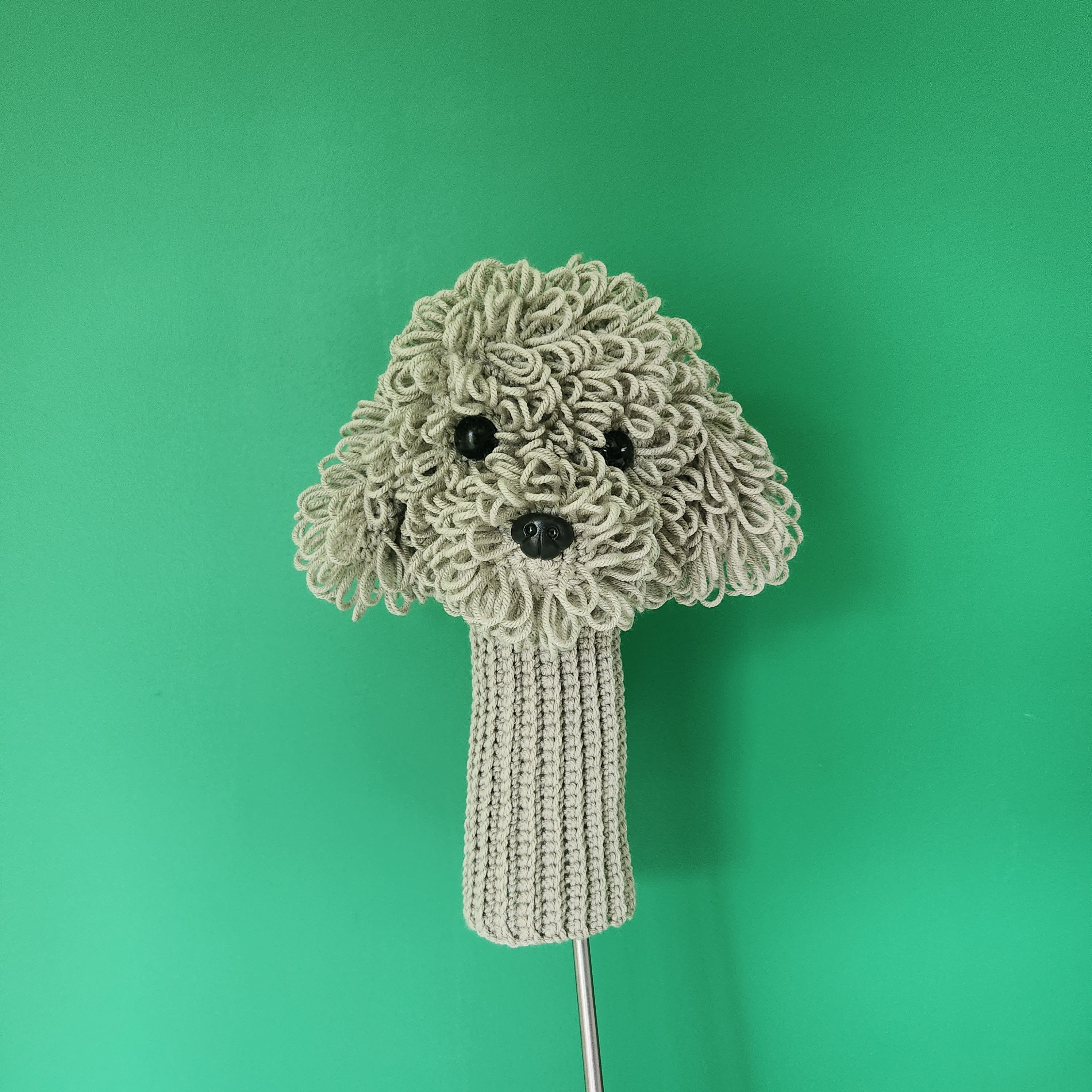 Crochet Pattern for Golf Driver Headcover Fluffy Dog/poodle/cavapoo ...