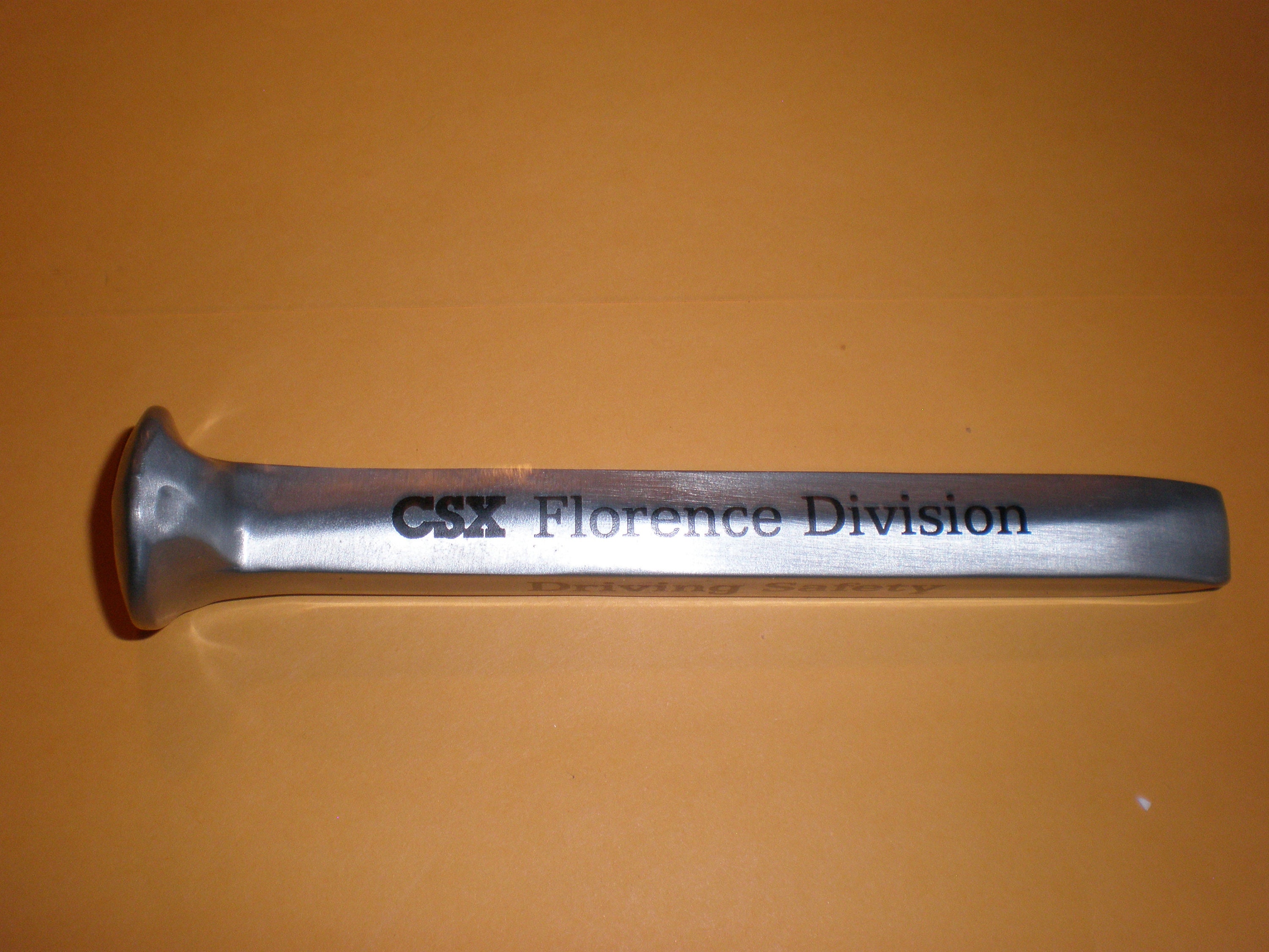 CSX Railroad Spike Desk Paper Weight - Etsy